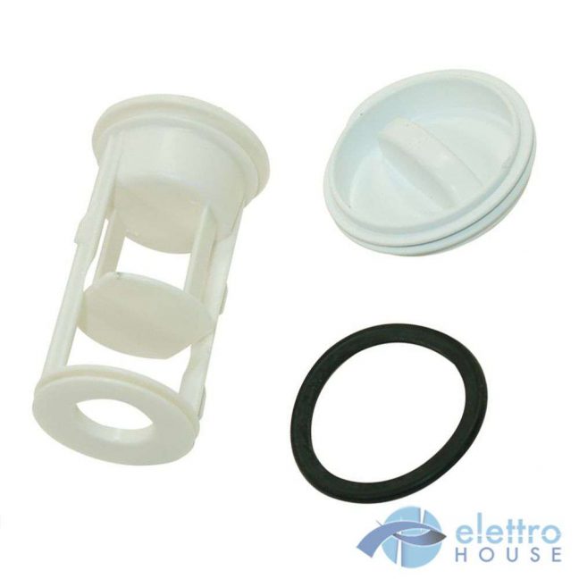 Filtro tappo e guarnizione pompa lavatrice ELECTROLUX-REX *Originale*