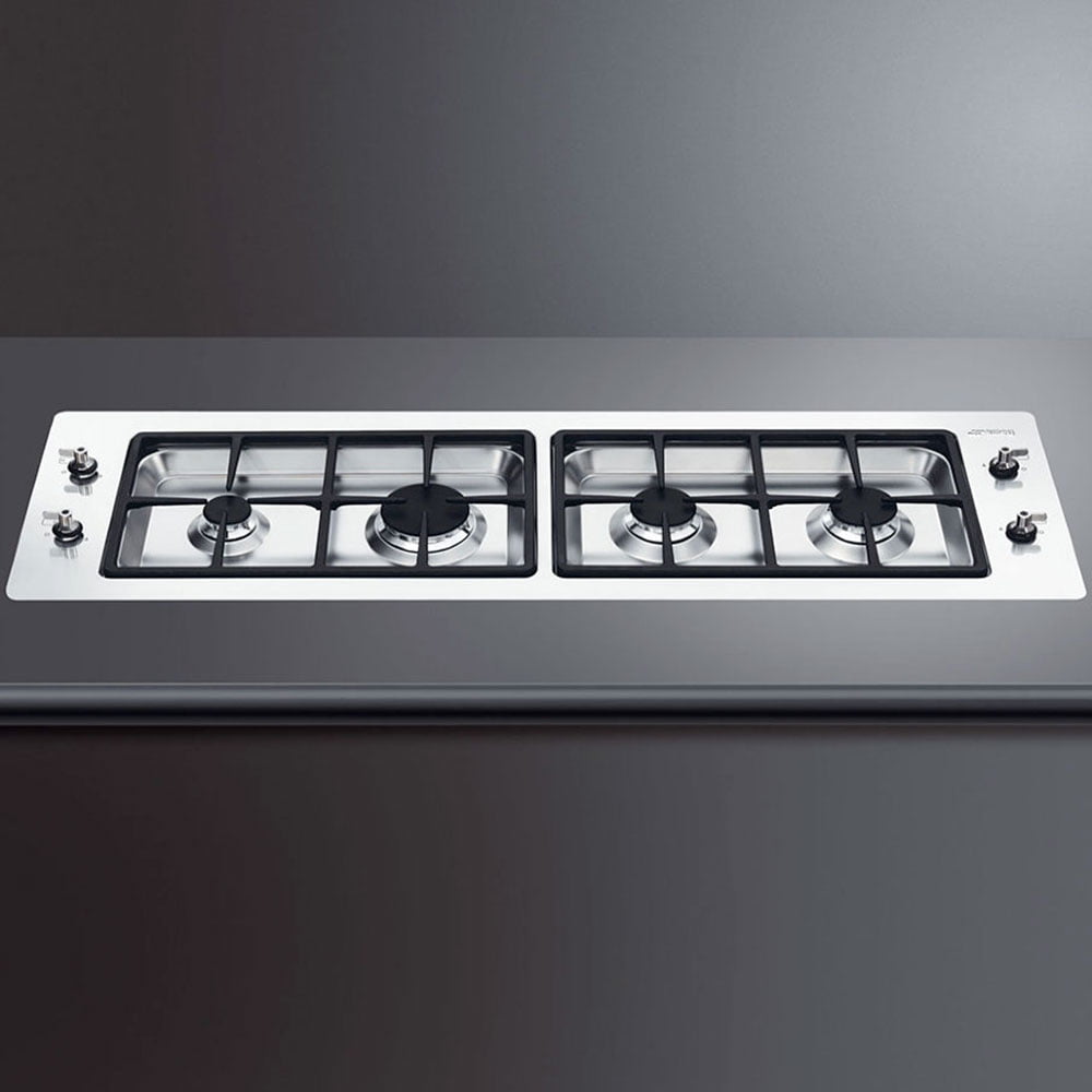 Piano cottura a Gas Smeg PDXF116RS filo top 116 Cm Inox